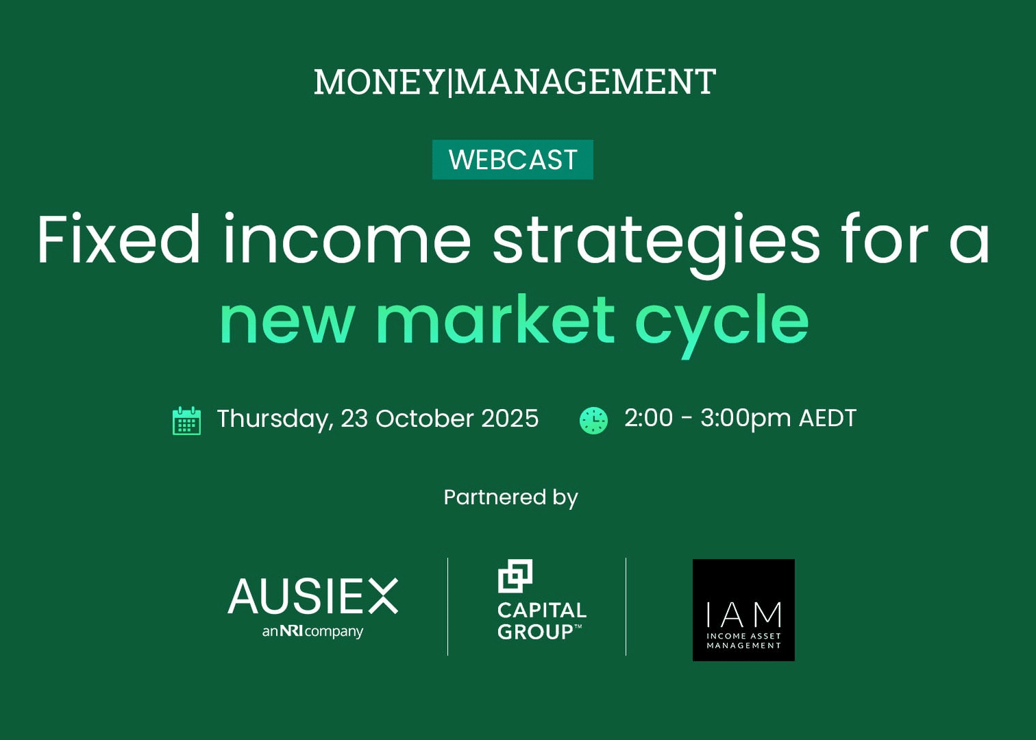 Fixed-income strategies for a new market cycle - Money Management